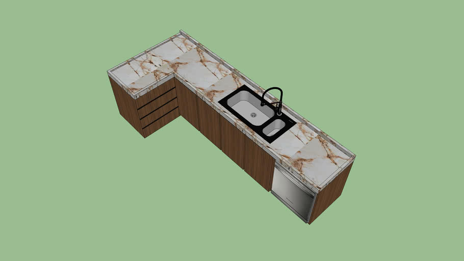 modulos cozinha L | 3D Warehouse