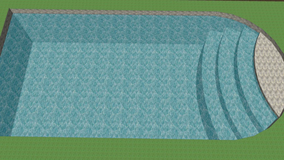hand designed swimmig pool | 3D Warehouse
