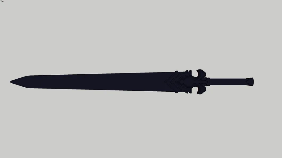 Night sky sword Kirito | 3D Warehouse