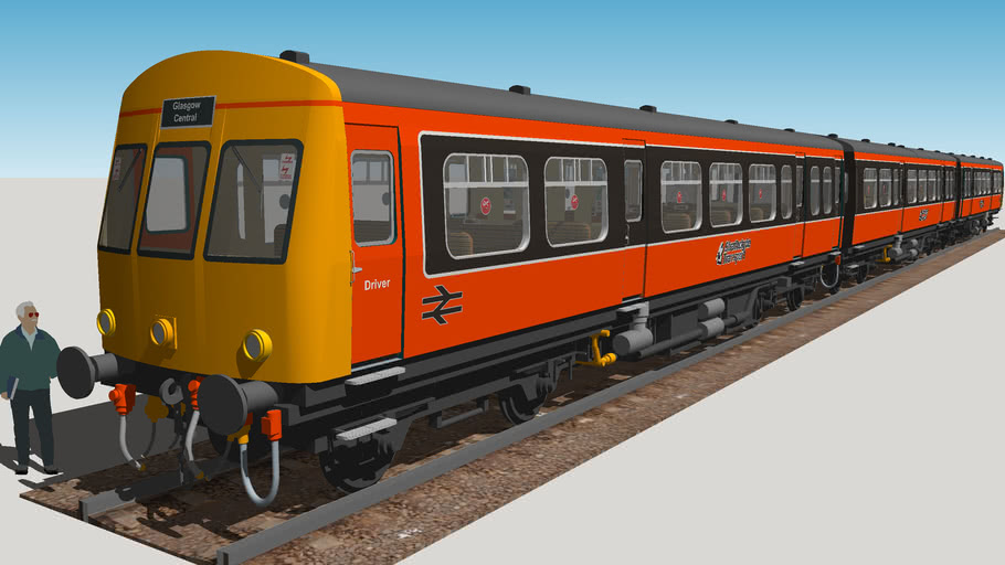 Class 101 DMU Strathclyde | 3D Warehouse