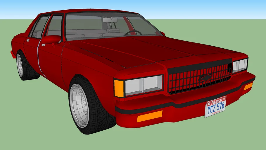 1985 Chevrolet Caprice 1990's Retro Muscle Build. | 3D Warehouse