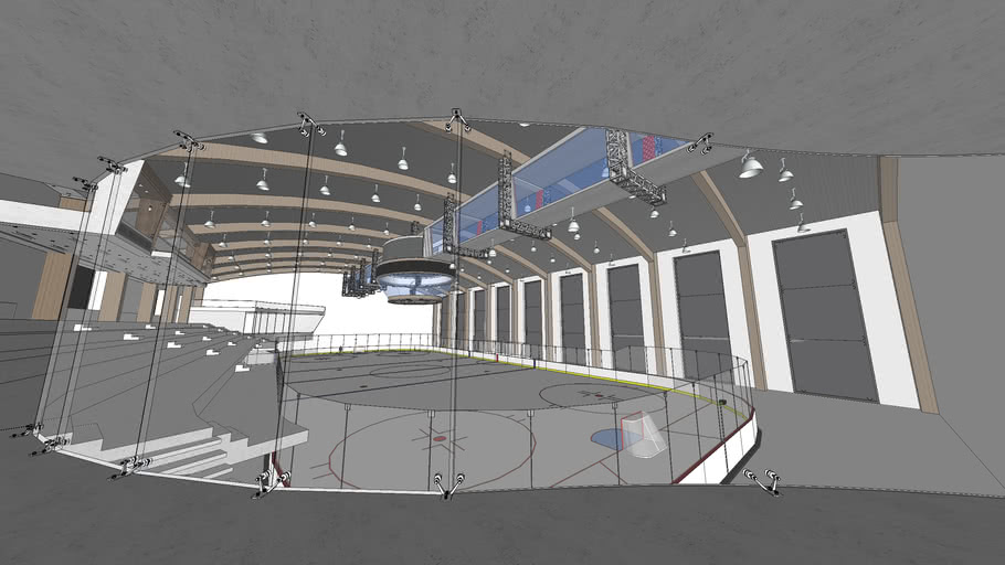 Luxury Private Hockey Rink | 3D Warehouse