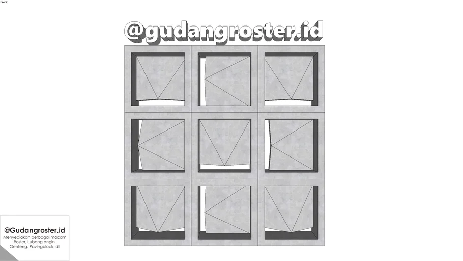 58 - Roster Loster - @gudangroster.id | 3D Warehouse