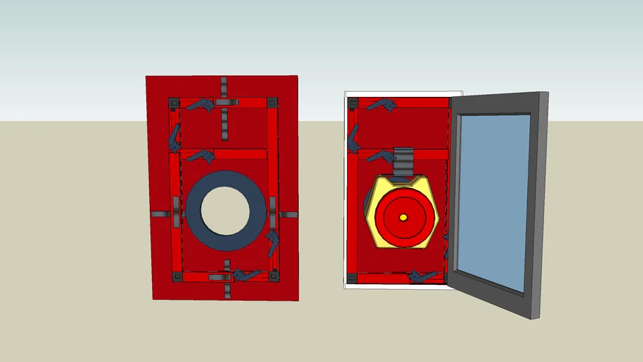 Passive House blower door DucTester window frame | 3D Warehouse