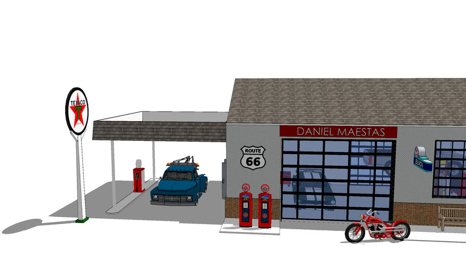 Gas Station | 3D Warehouse