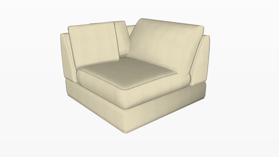 Natuzzi Diagonal Sofa 2375 011 | 3D Warehouse