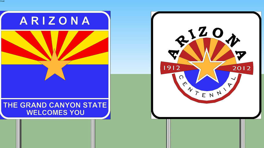 ARIZONA STATE SIGNS | 3D Warehouse