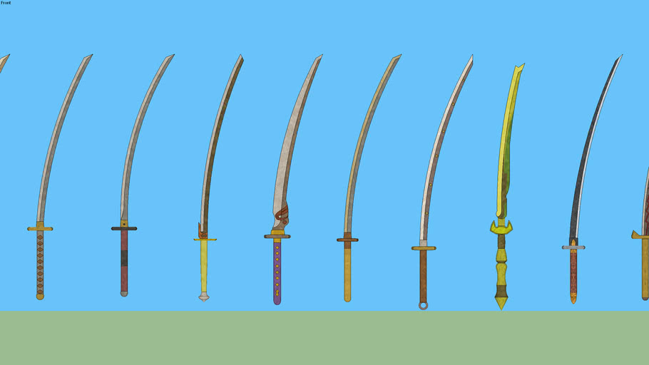 Final Fantasy 12 Katanas | 3D Warehouse