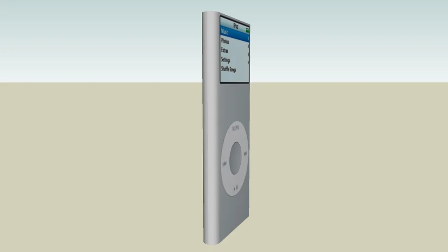 New Ipod Nano Silver 2GB | 3D Warehouse
