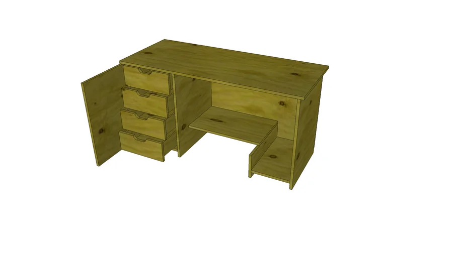 computer desk | 3D Warehouse