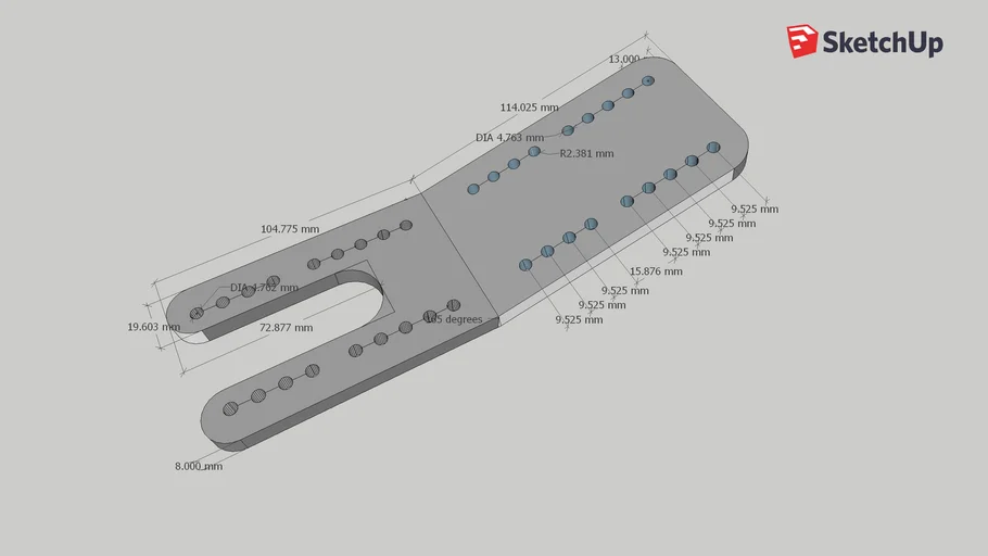 15 bracket | 3D Warehouse