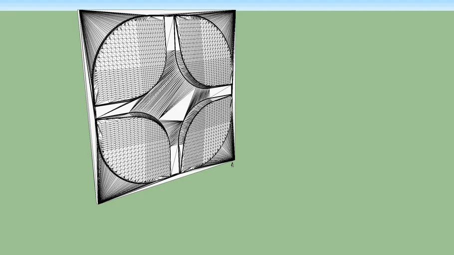 placa gesso 3d 03 | 3D Warehouse