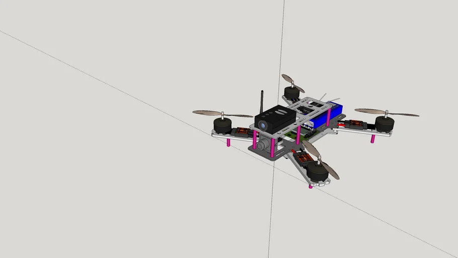 FPV mini quadcopter | 3D Warehouse