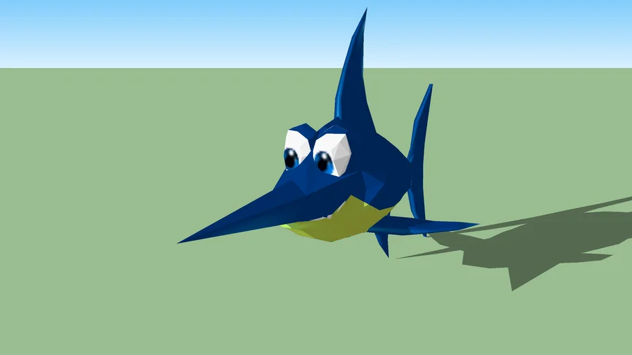 Donkey Kong 64 - Enguarde | 3D Warehouse