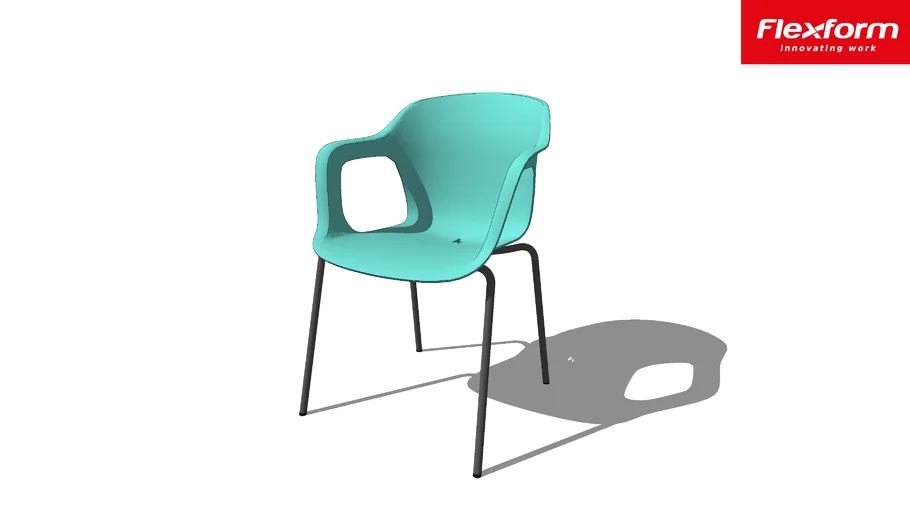 Flexform - Geos - 08602 - Cadeira fixa | 3D Warehouse