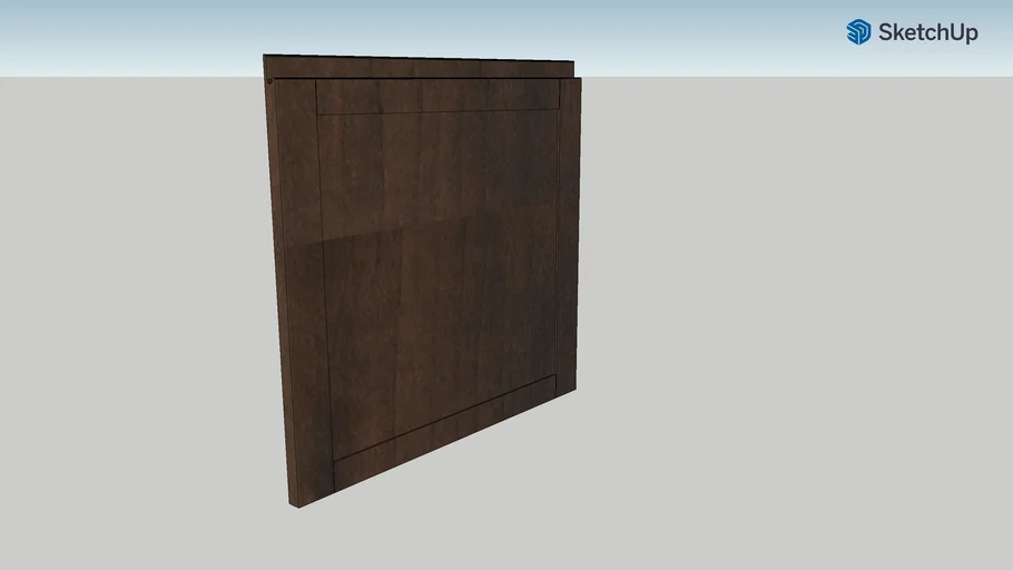 large finger pull drawer front | 3D Warehouse