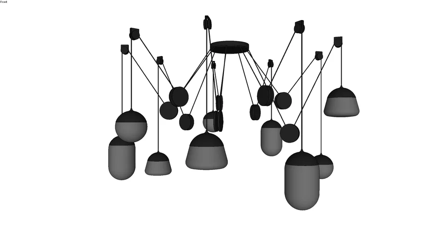 BROKIS PC1242 PLANETS 9 PENDANT | 3D Warehouse