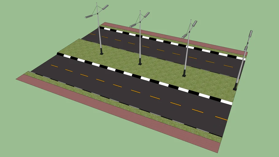 Straight Road | 3D Warehouse