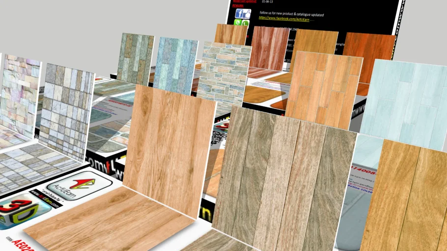 กระเบื้อง Digital Printing HD Ceramic Tiles ActUEarn3D Catalogue ...