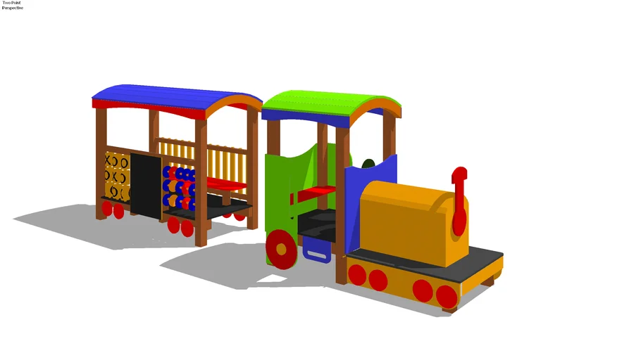 Playground train | 3D Warehouse