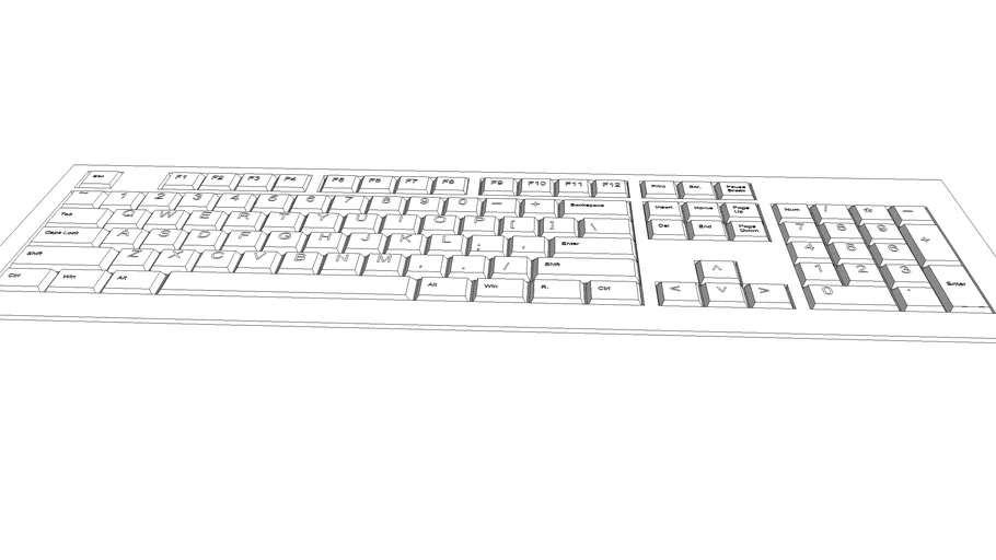 Computer Keyboard | 3D Warehouse