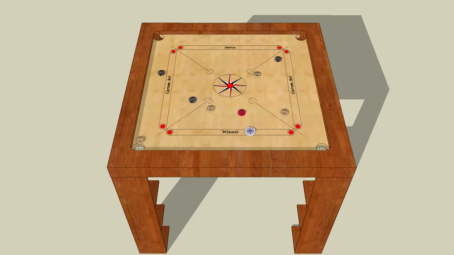 Carrom+Table | 3D Warehouse