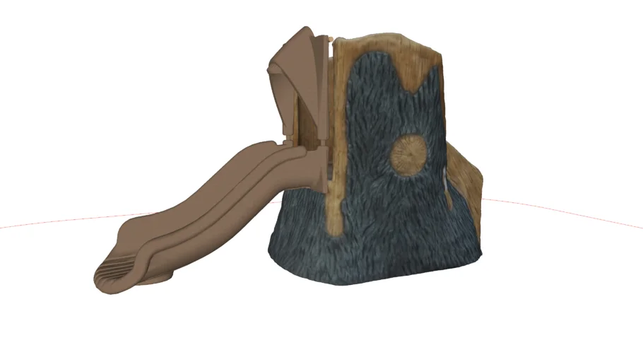 Tree Stump Slide | 3D Warehouse
