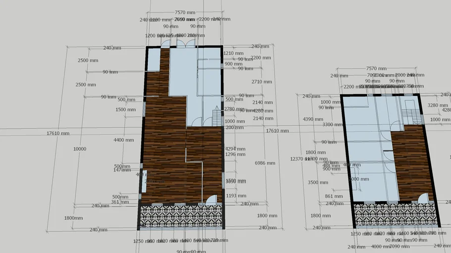 Terrace Floor plan | 3D Warehouse