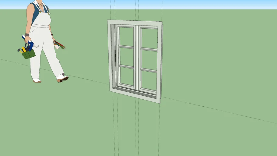 rustic casement window | 3D Warehouse