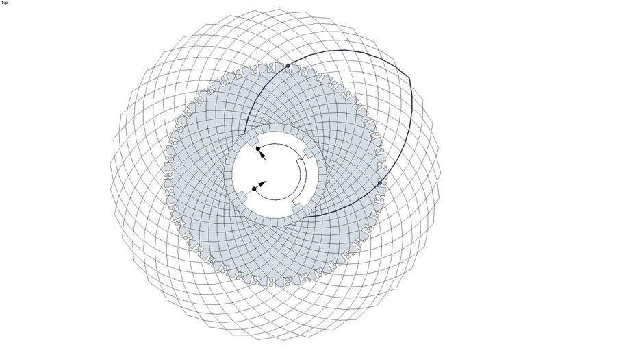 Simplex-wave winding diagram | 3D Warehouse