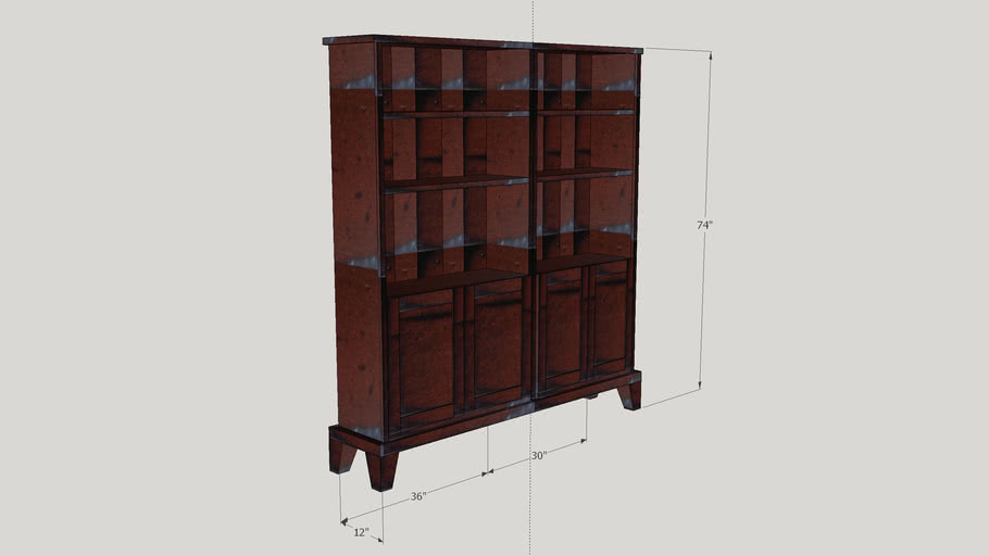YWCA Bookcase Draft 1 | 3D Warehouse