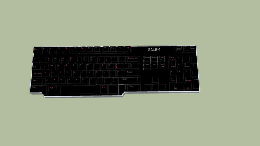 Key Board | 3D Warehouse