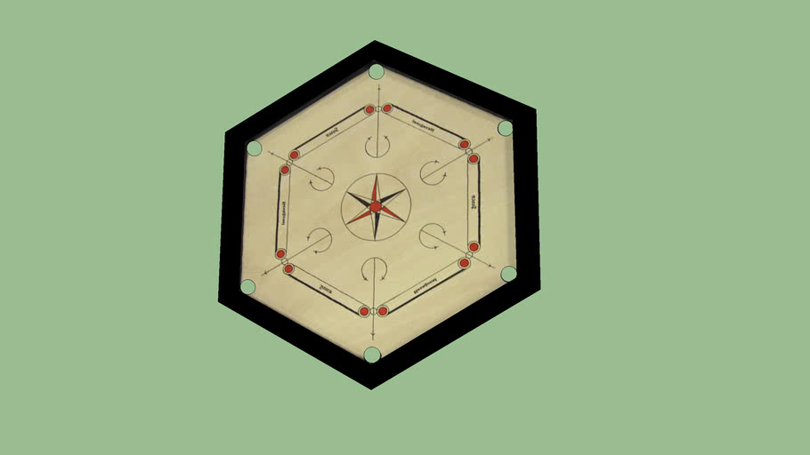 6 player carrom | 3D Warehouse
