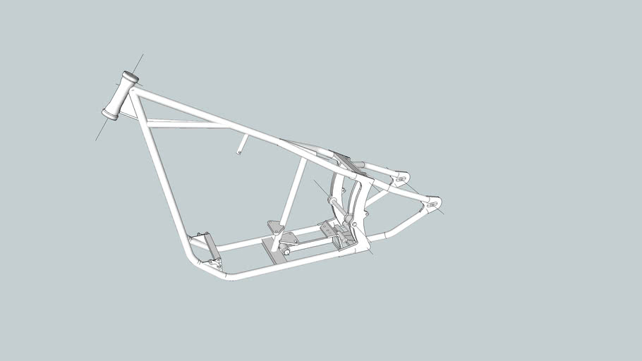 CHOPPER FRAME SOFTAIL ST-180 | 3D Warehouse