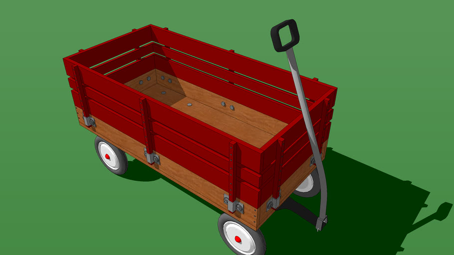 Little Red Wagon - OpenChallenge#19 - Vehicle | 3D Warehouse