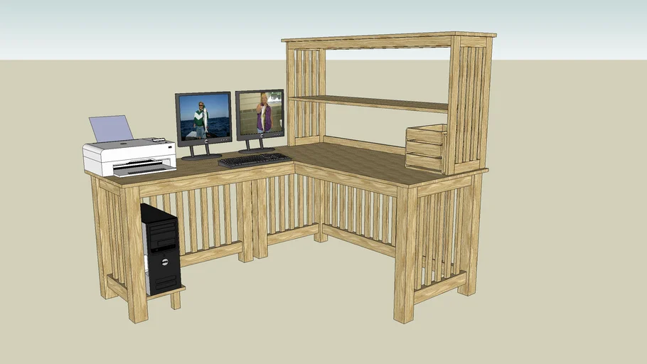 Computer Desk | 3D Warehouse
