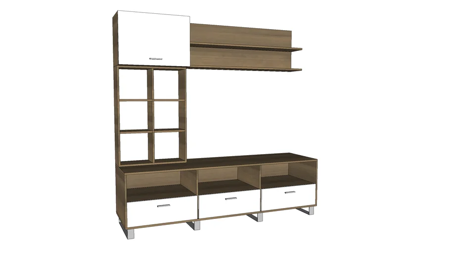 WINNER_TV Stand Maxima System 180 cm | 3D Warehouse