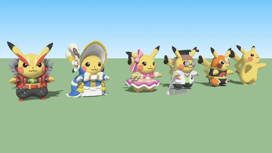 Pikachu | 3D Warehouse