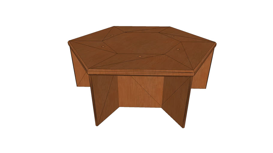 Hexagon Table | 3D Warehouse