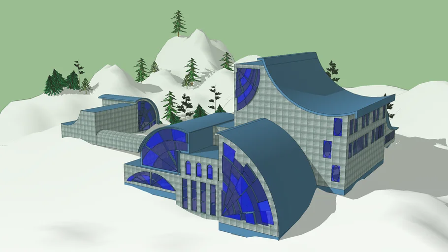 Ski tourist base | 3D Warehouse