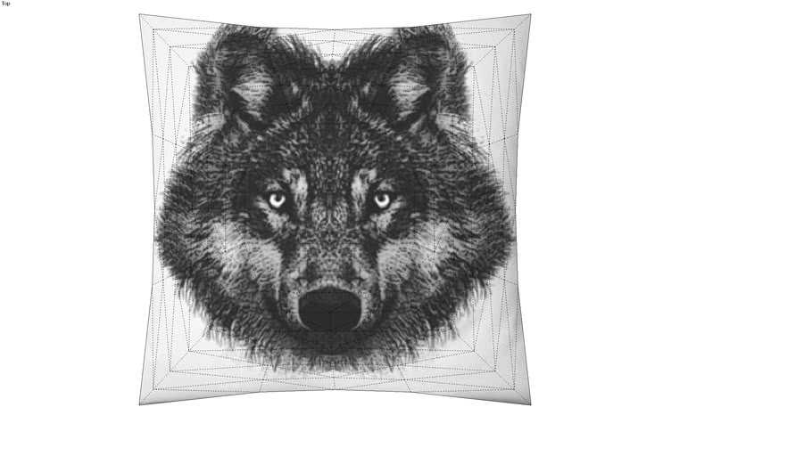 ALMOFADA WOLF 50X50 | 3D Warehouse