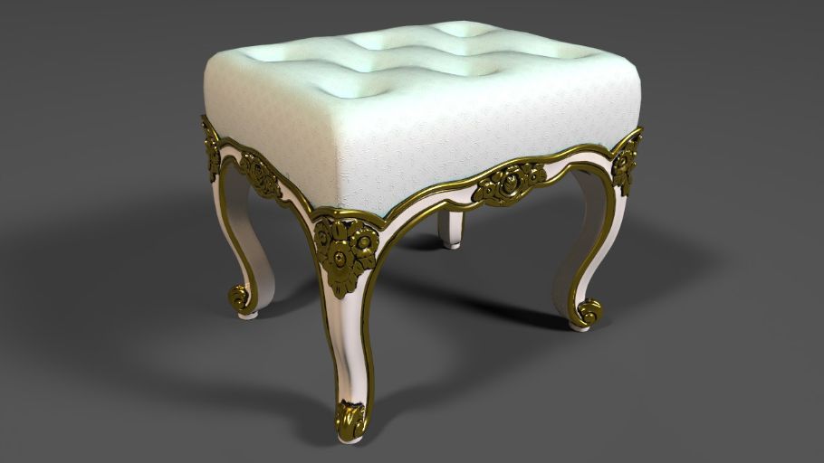 Puff Penteadeira - FORMLINE | 3D Warehouse