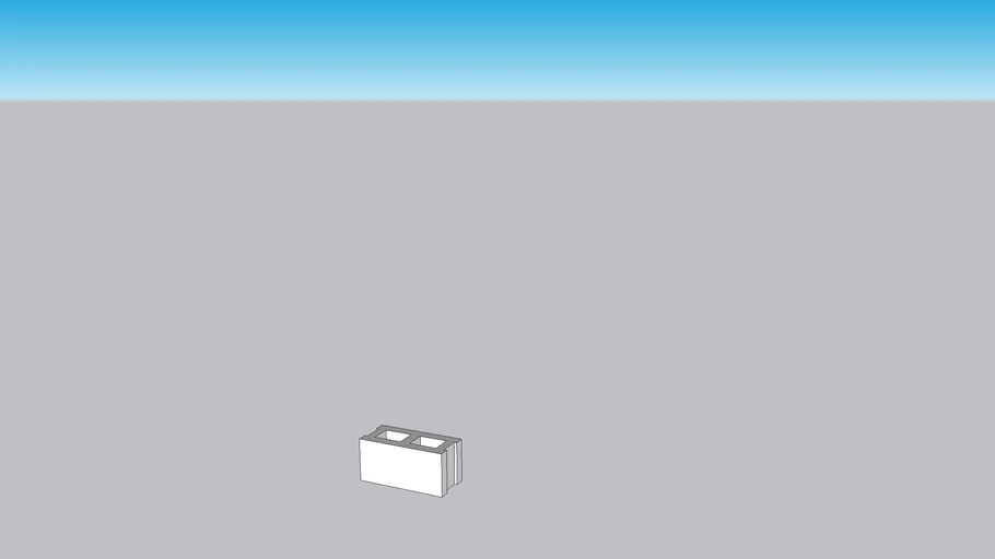 Concrete Block | 3D Warehouse