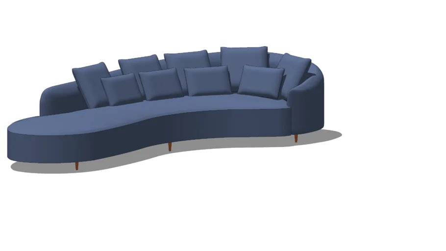 Sofá Curve | 3D Warehouse