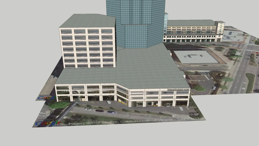 Commercial Place Buildings & Garage | 3D Warehouse