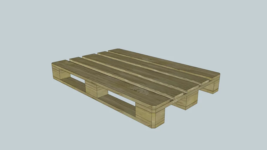 EUR Pallet | 3D Warehouse