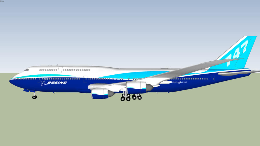 Boeing 747-800 Intercontinental | 3D Warehouse