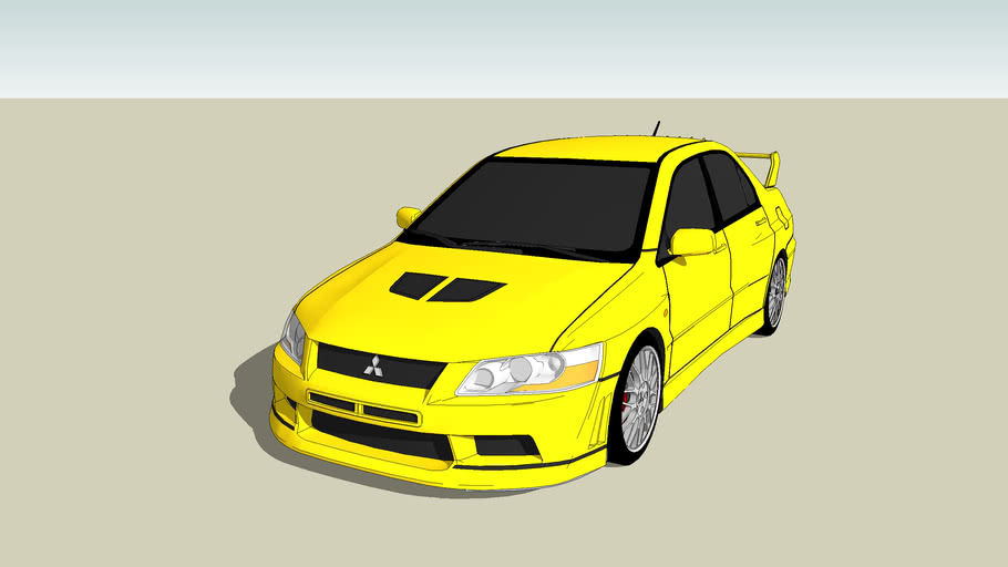 Mitsubishi Lancer Evolution VII | 3D Warehouse