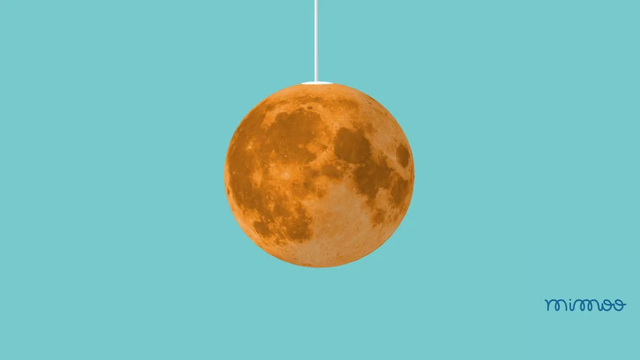 LUMINÁRIA PENDENTE LUA - MIMOO TOYS | 3D Warehouse