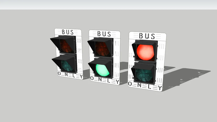 3M Bus Transit signals | 3D Warehouse